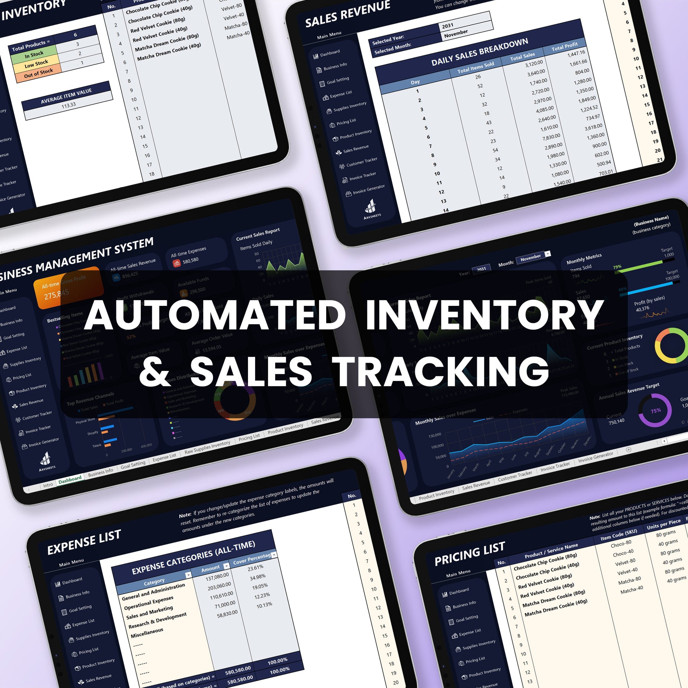 Products – ArkSheets