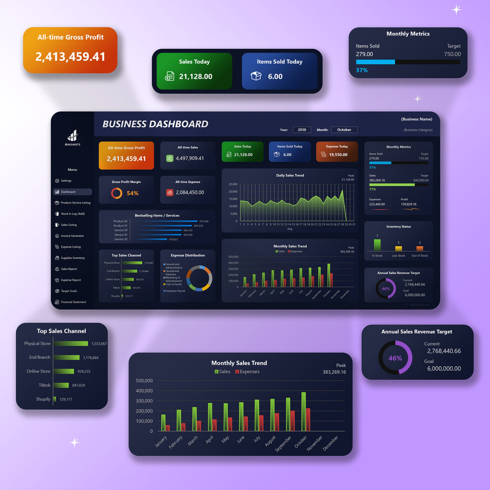 Business Management System – ArkSheets