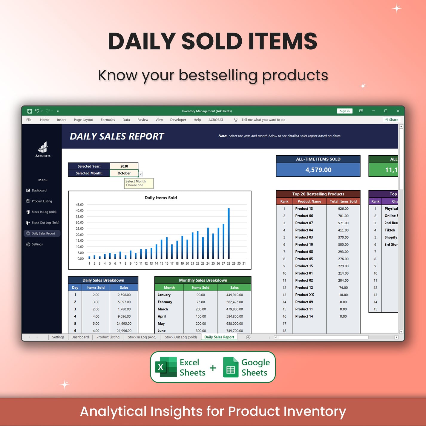 Inventory System – ArkSheets
