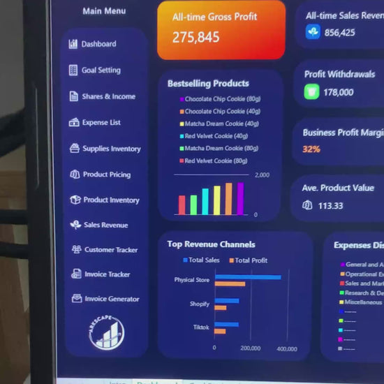 Business Management System (Spreadsheet Analytics System Tool) – ArkSheets